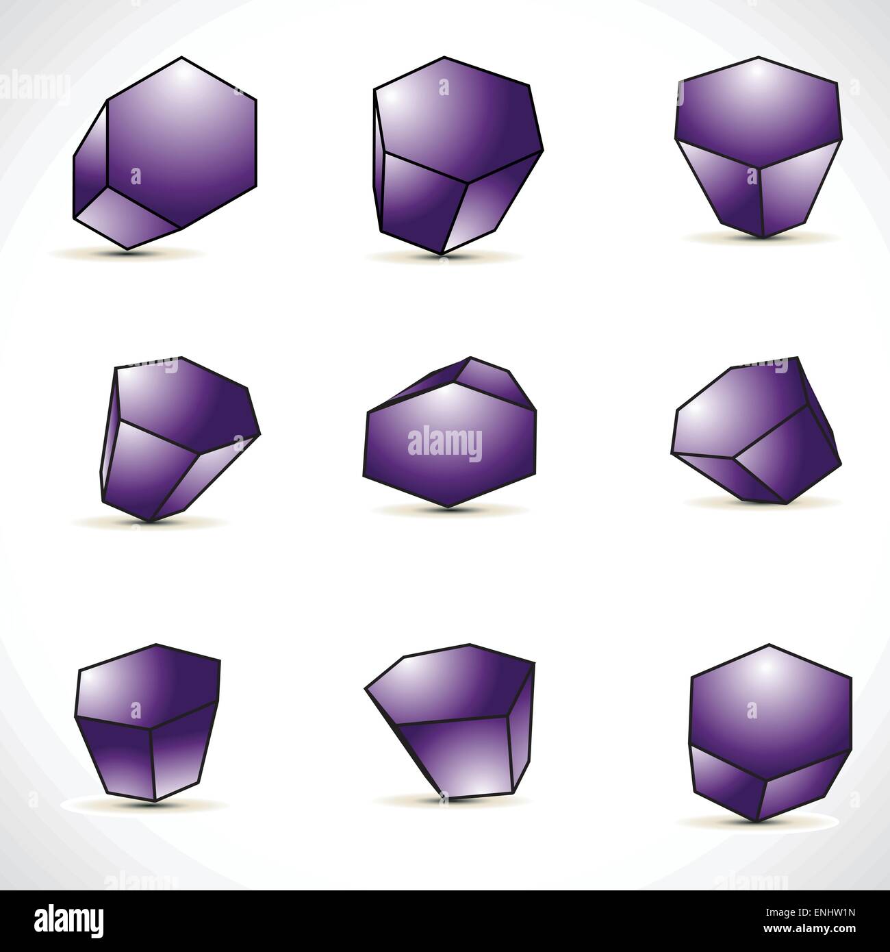 abstract vector shapes design elements Stock Vector Image & Art - Alamy