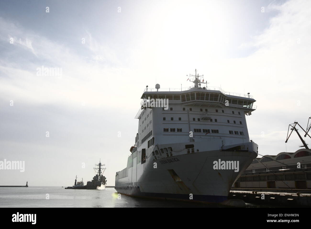 Gdynia, Poland. 6th May, 2015. US Navy rocket destroyer USS Jason ...