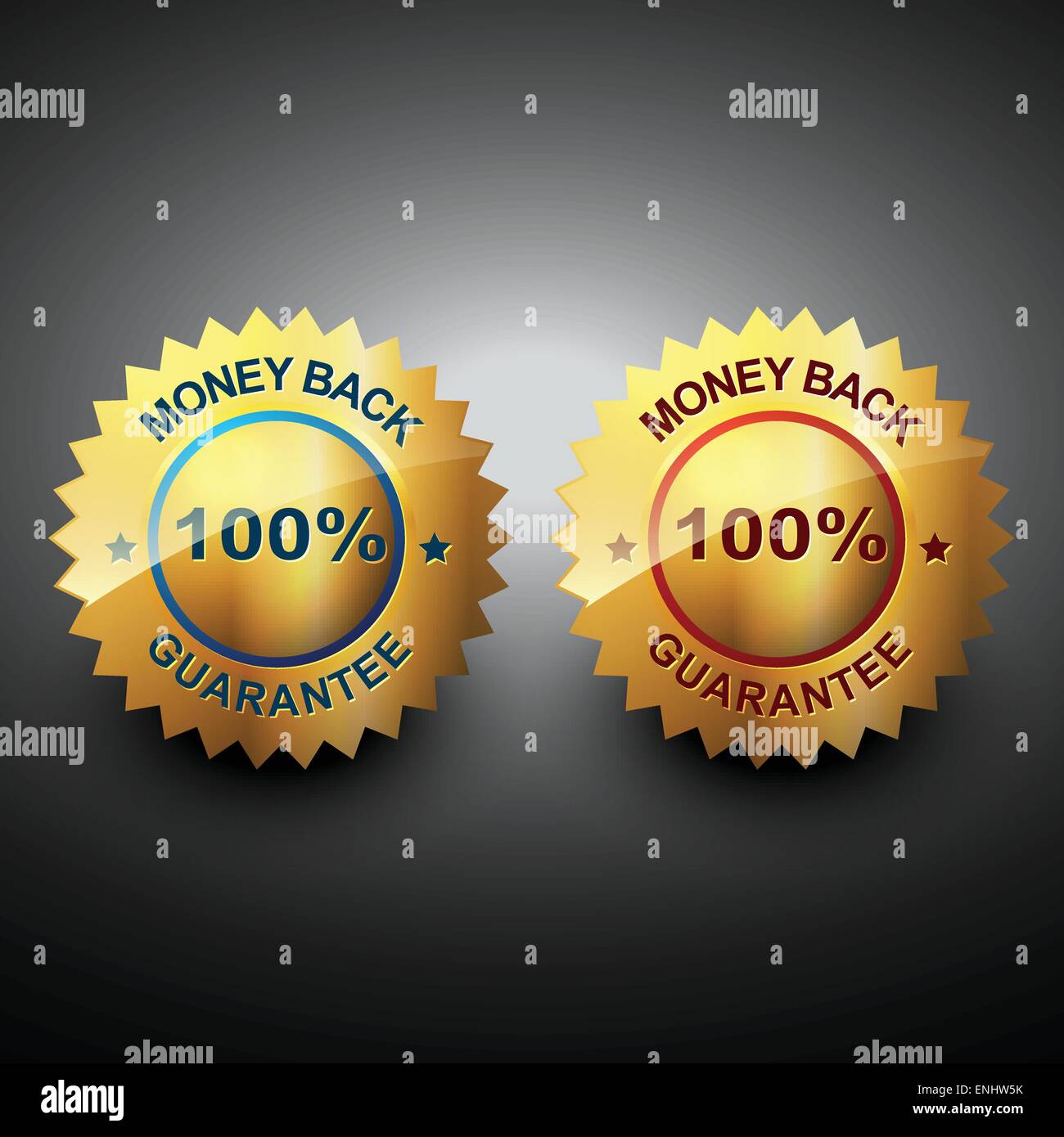 vector beautiful money back guarantee icon Stock Vector Image & Art - Alamy