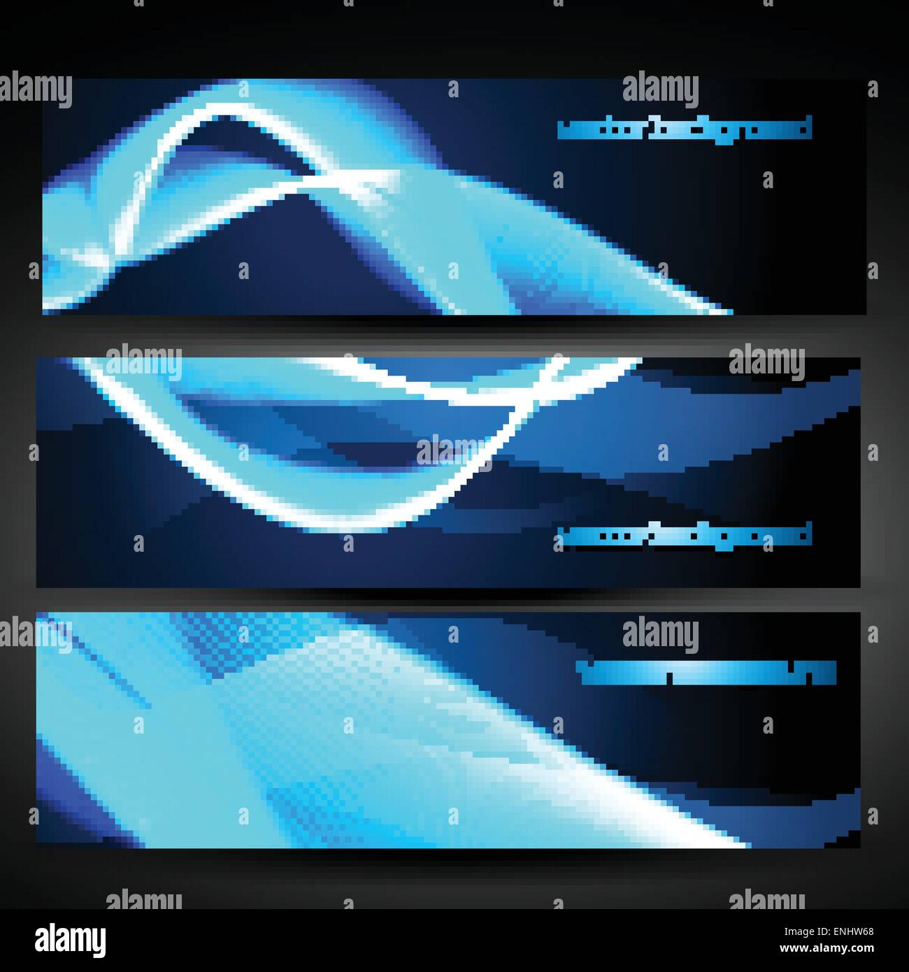 Blue abstract for banner hi-res stock photography and images - Alamy