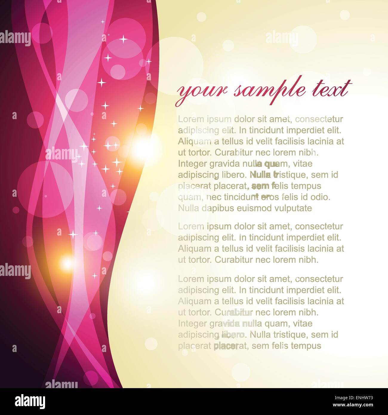 vector glowing pink color beautiful background Stock Vector Image & Art ...