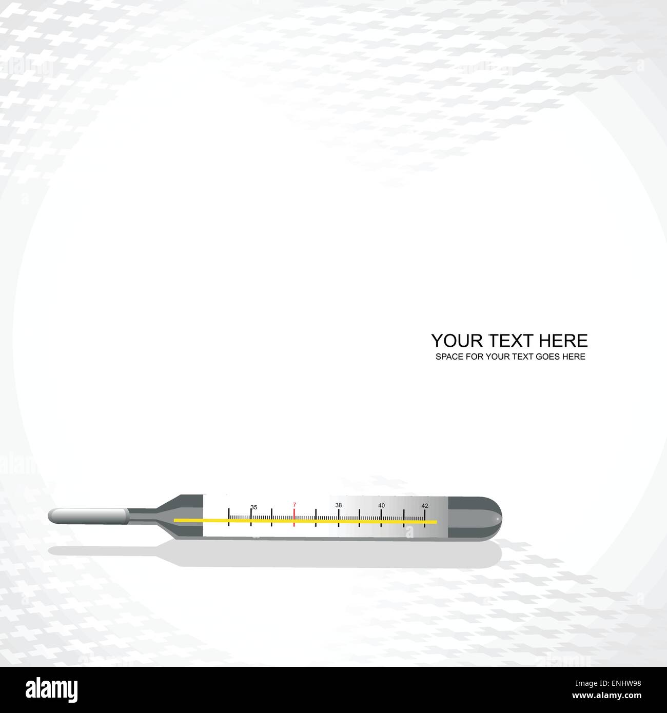 vector thermometer isolated on white Stock Vector Image & Art - Alamy