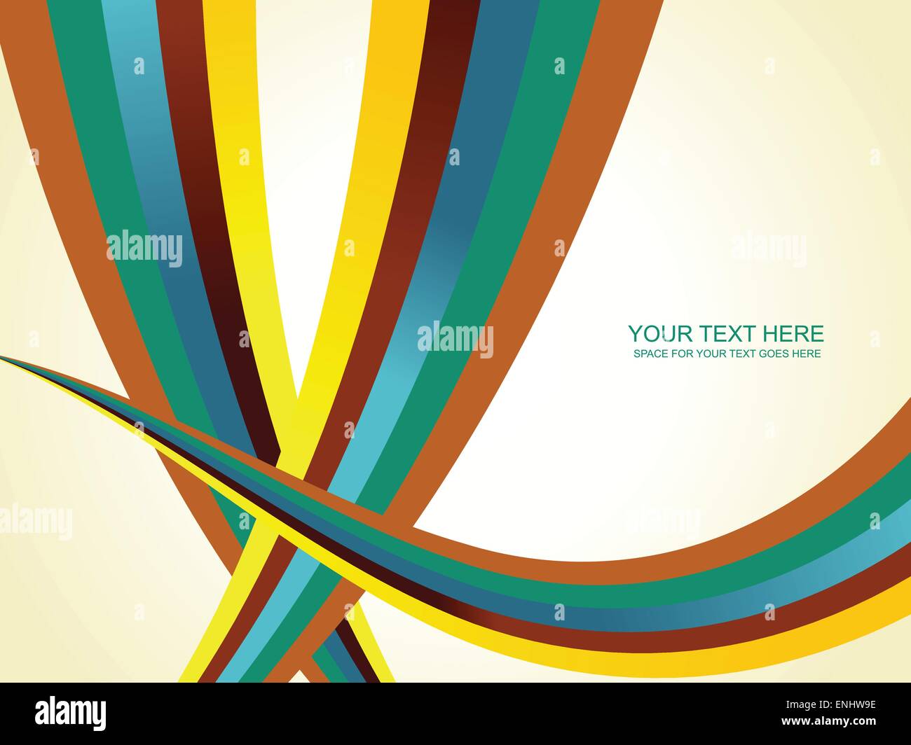 vector wave colorful line background design illustration Stock Vector Image & Art - Alamy