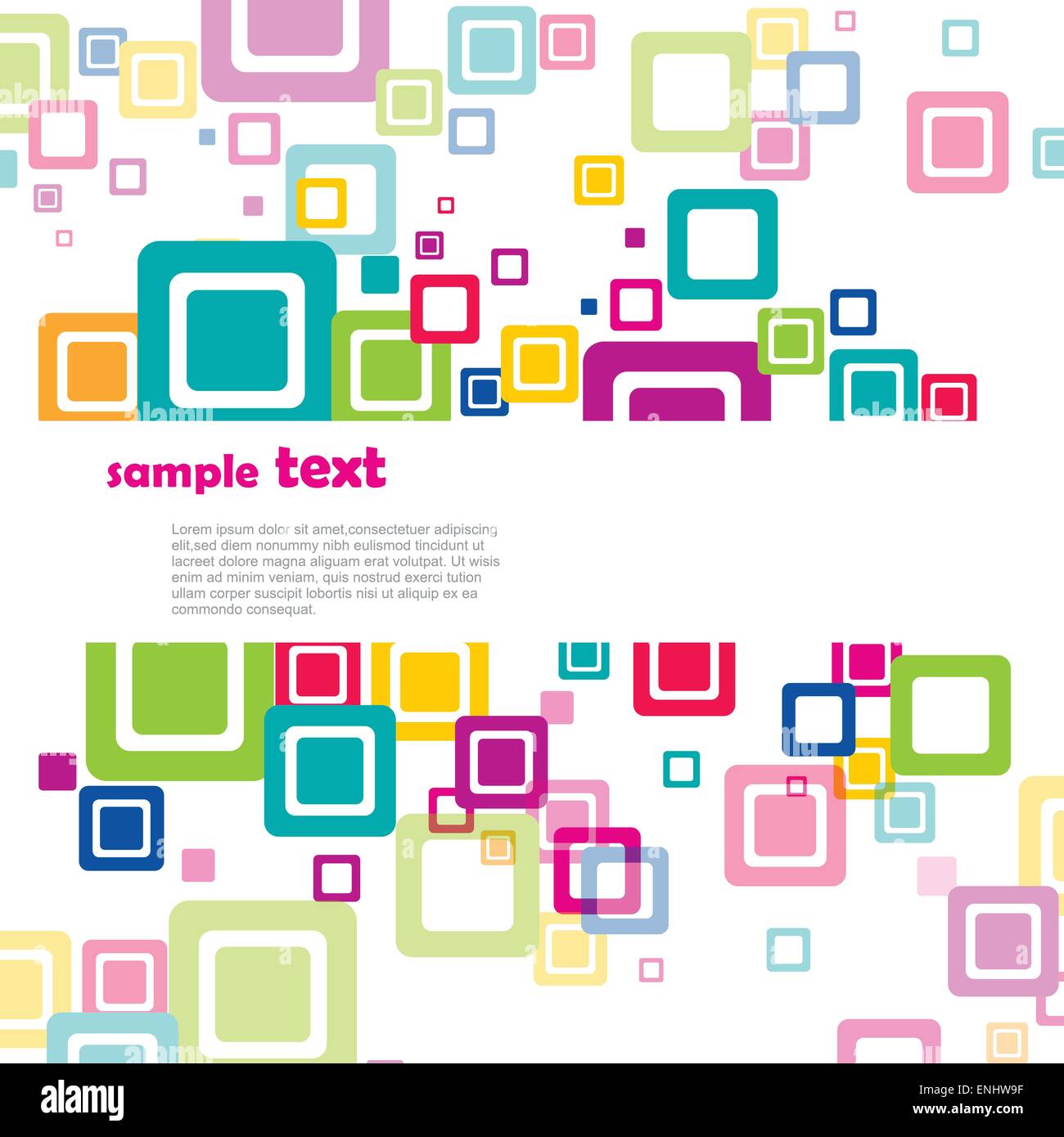 vector colorful squares on white background Stock Vector Image & Art ...