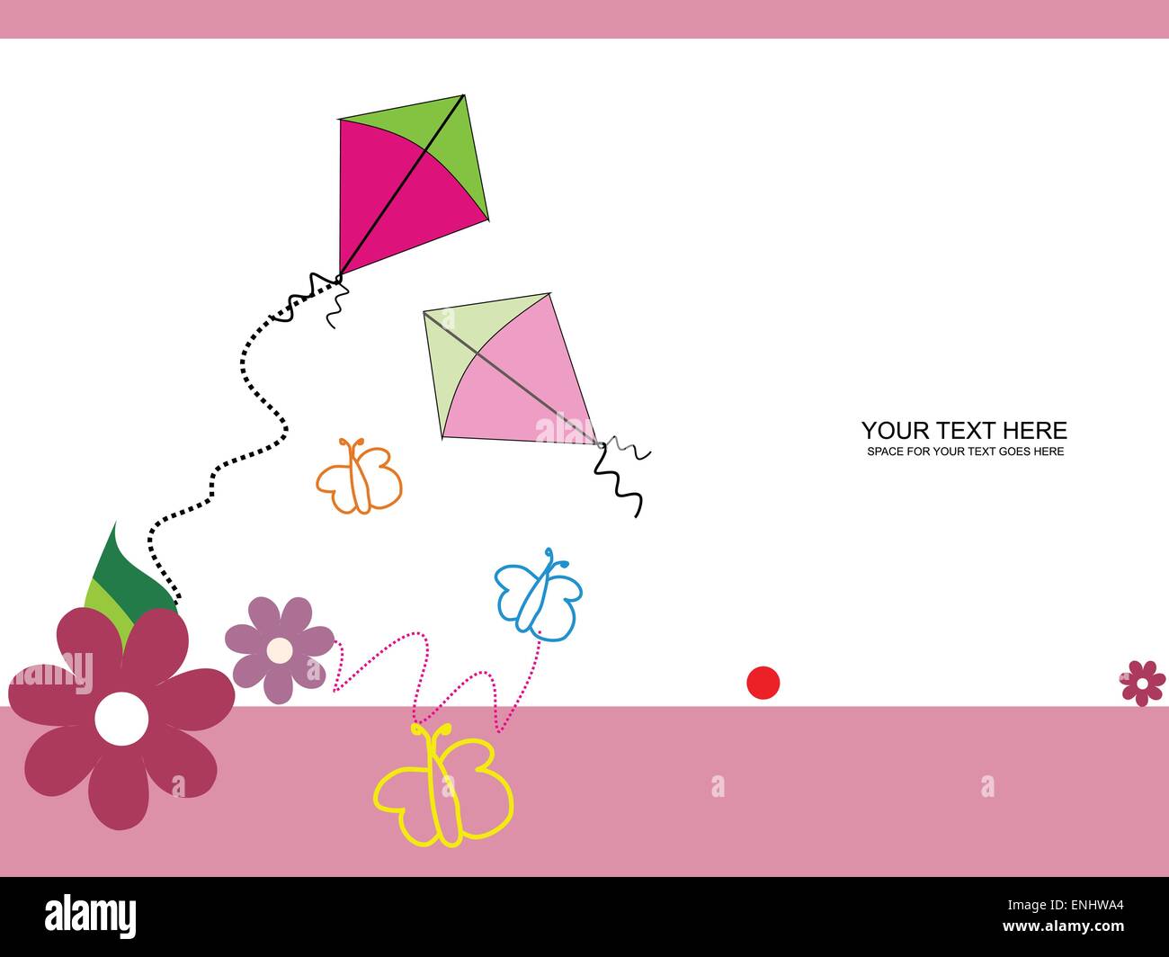 vector colorful kite design illustration Stock Vector Image & Art - Alamy