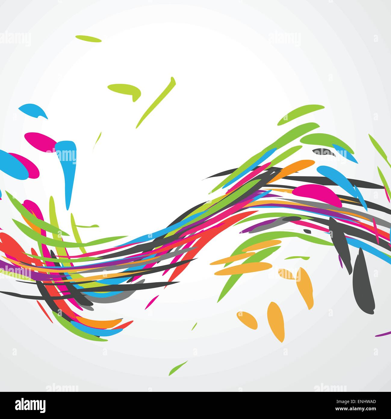 vector colorful abstract wave design background Stock Vector Image ...