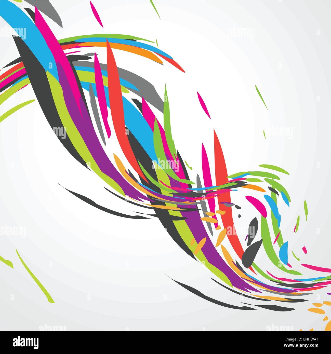 vector colorful abstract wave design background Stock Vector Image ...