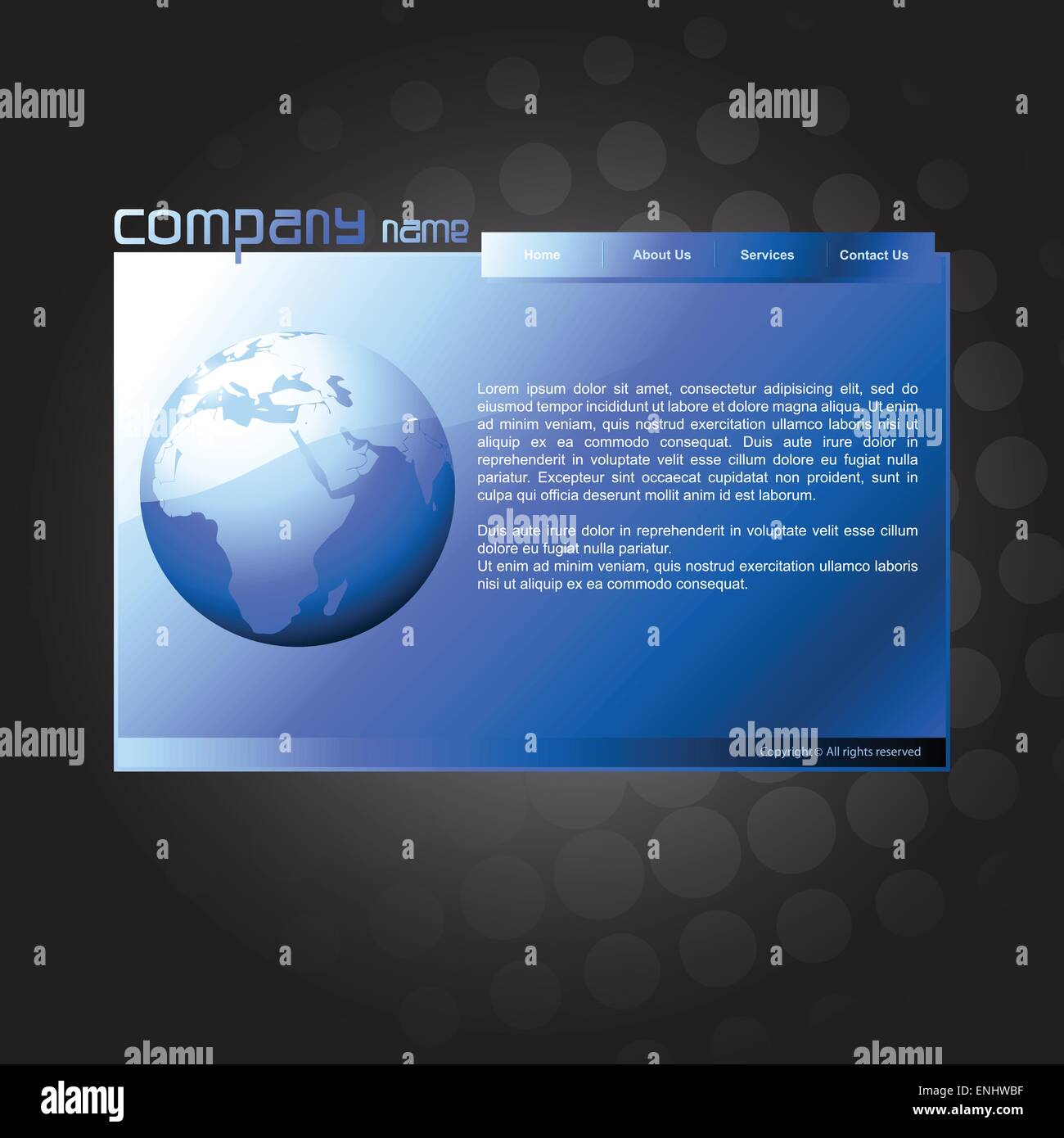 Website services vector vectors hi-res stock photography and images - Alamy