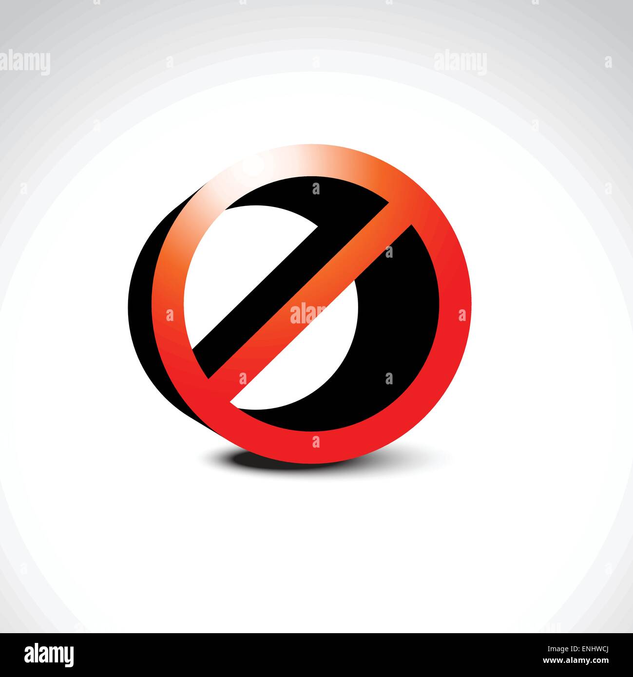 Not allowed sign Stock Vector Images - Alamy