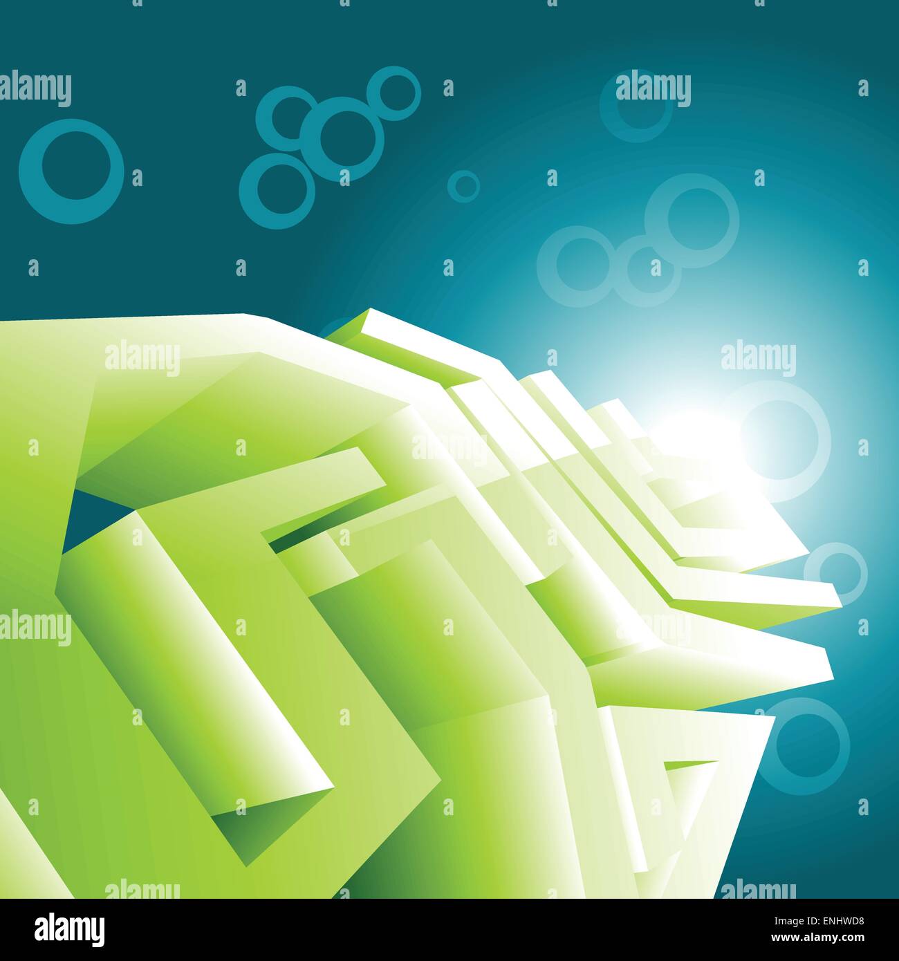 vector Green design wallpaper illustration Stock Vector Image & Art - Alamy