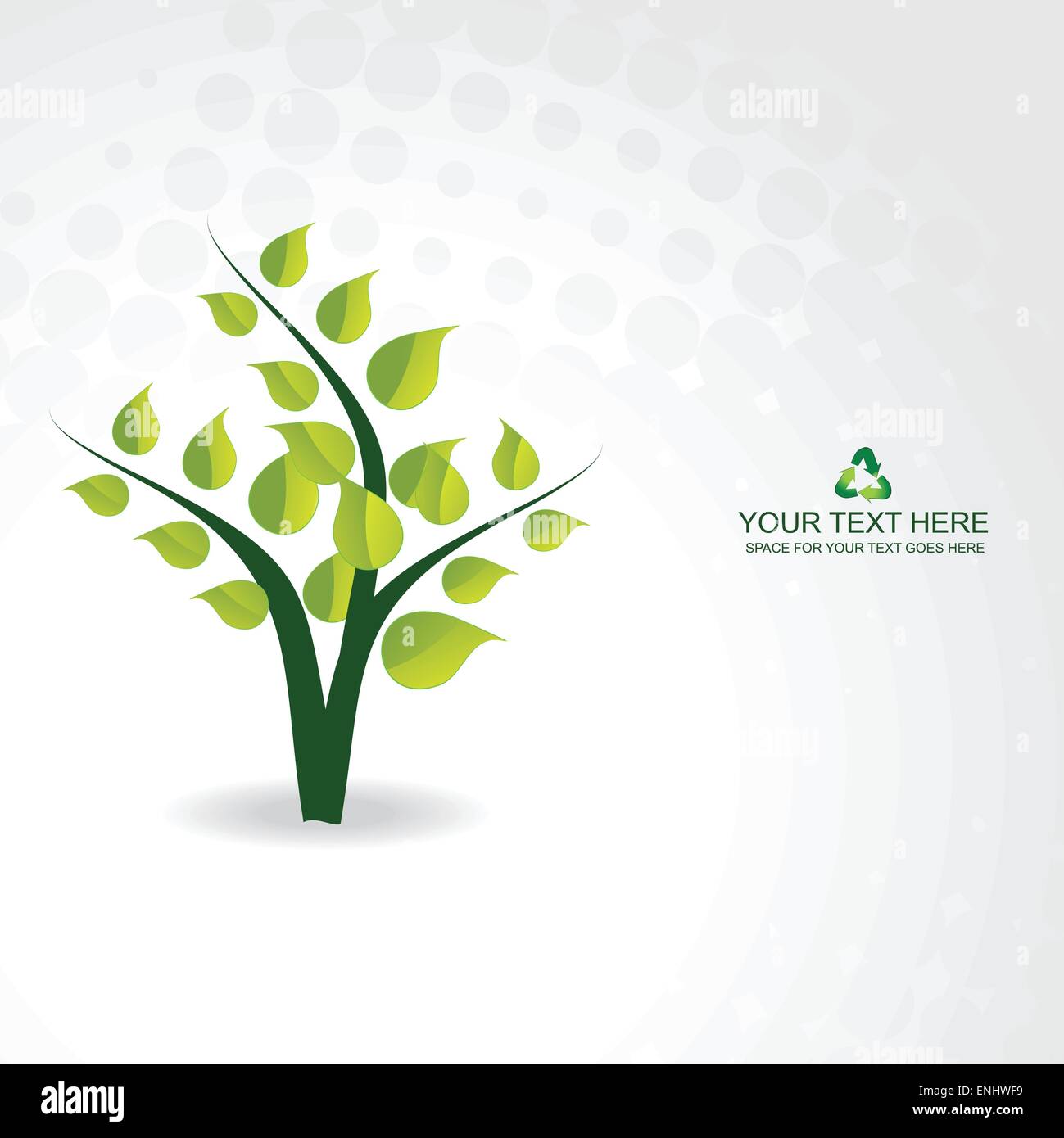 vector green leaf design art Stock Vector Image & Art - Alamy