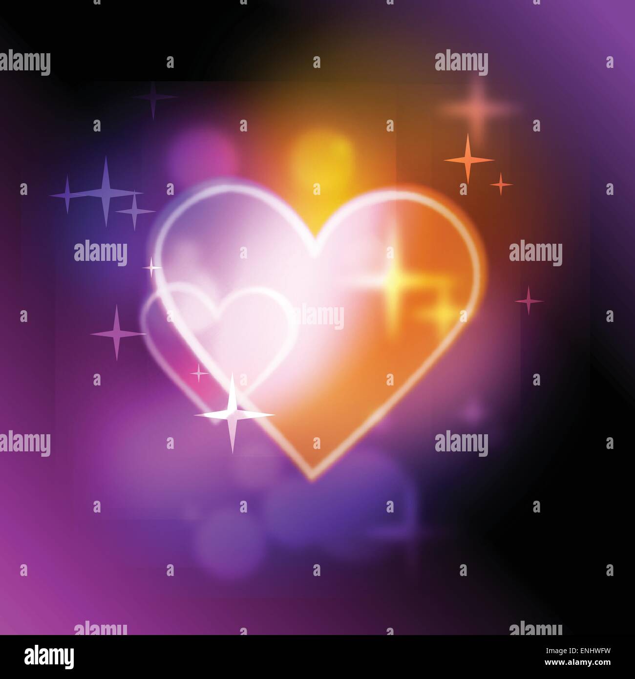 vector abstract heart background Stock Vector Image & Art - Alamy