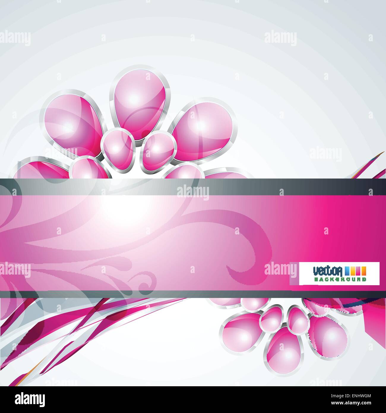 beautiful pink color background design with space for your text Stock ...