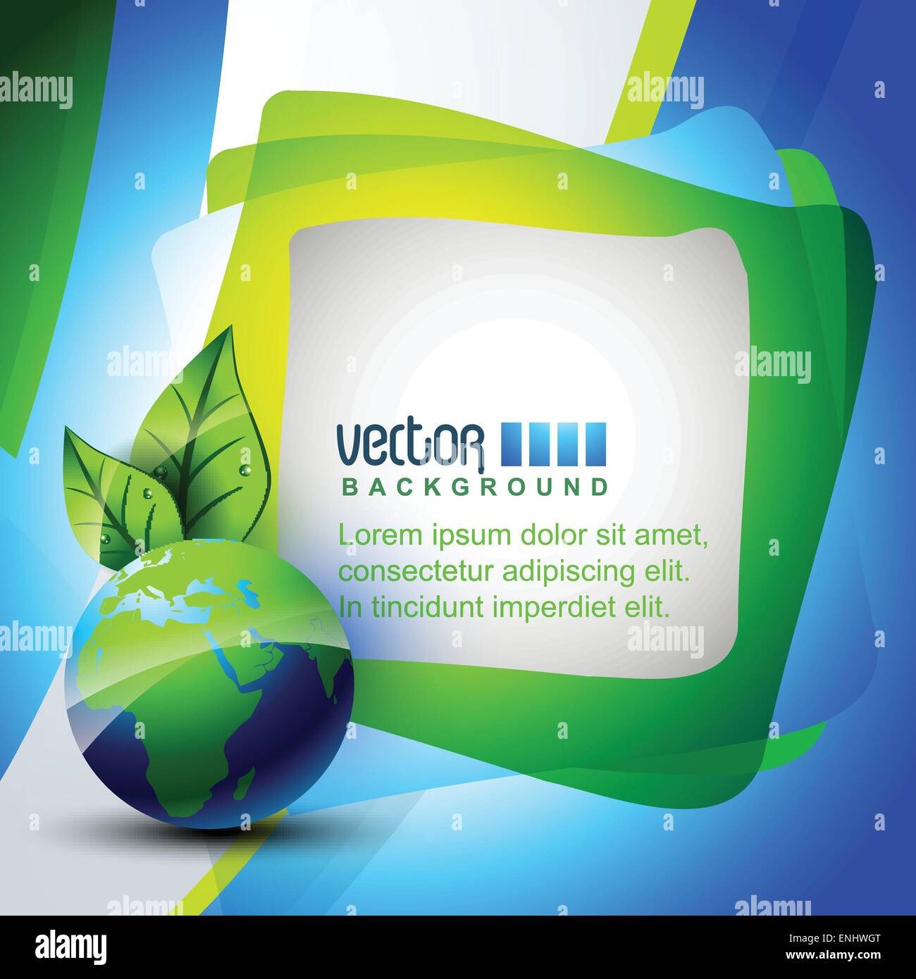 elegant vector blue color earth design Stock Vector Image & Art - Alamy