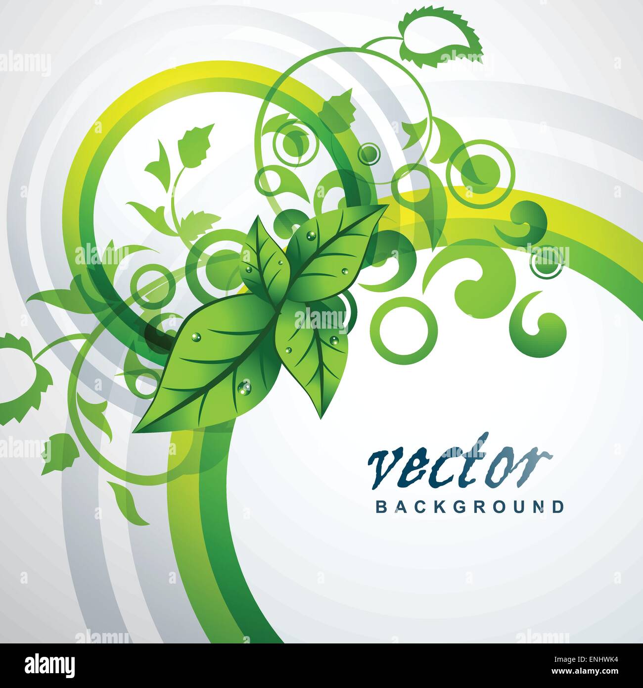 beautiful leaf background design art Stock Vector Image & Art - Alamy