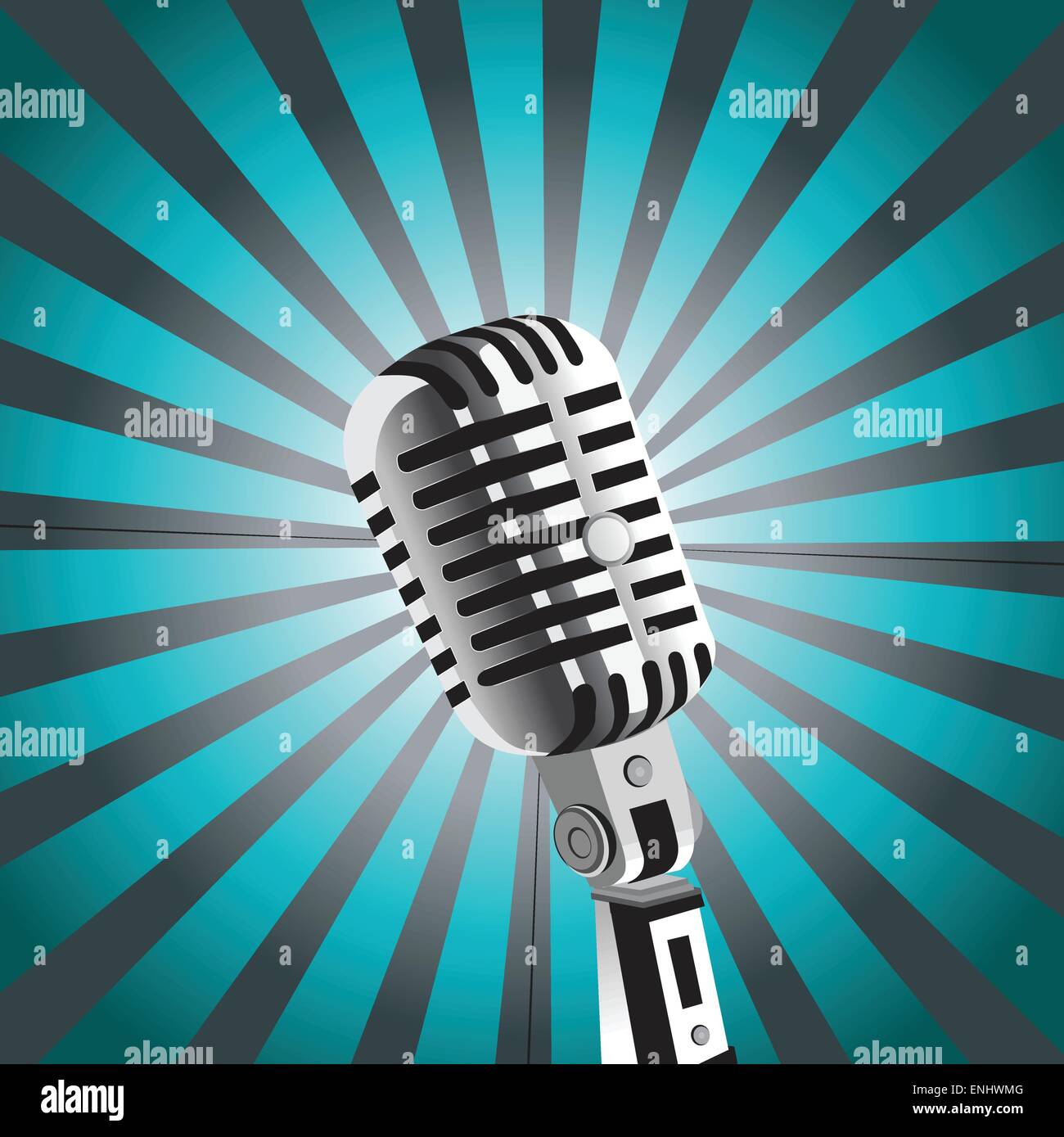 vector mic background Stock Vector Image & Art - Alamy