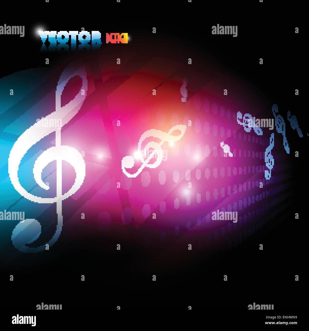 vector music abstract background design illustration Stock Vector Image ...