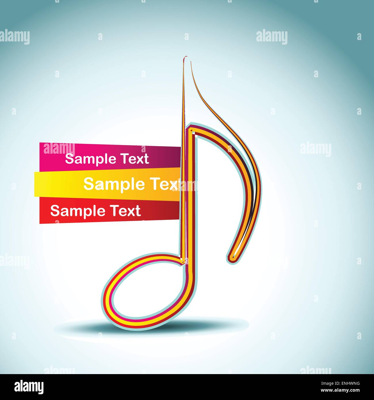 vector music note design illustration Stock Vector Image & Art - Alamy