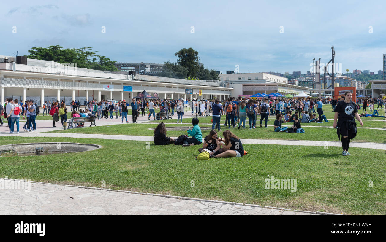 NAPLES, ITALY- MAY 2: visitors at 17th edition of the International ...