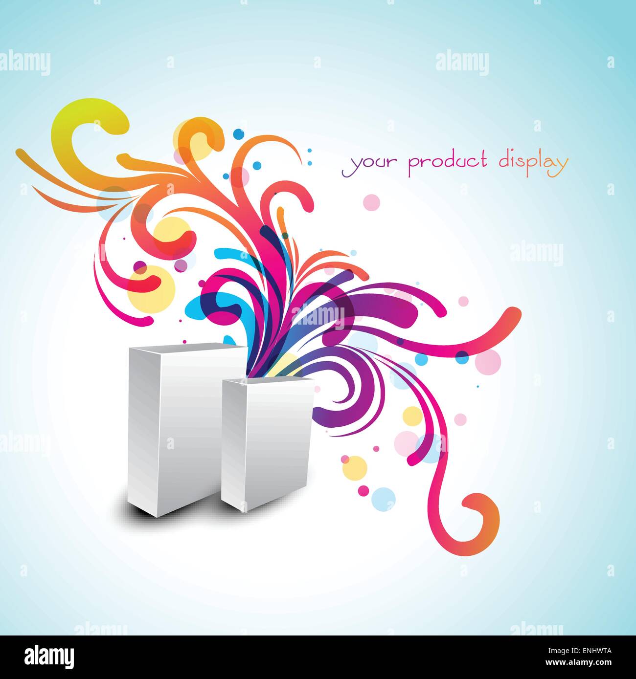 vector artistic product display design Stock Vector Image & Art - Alamy