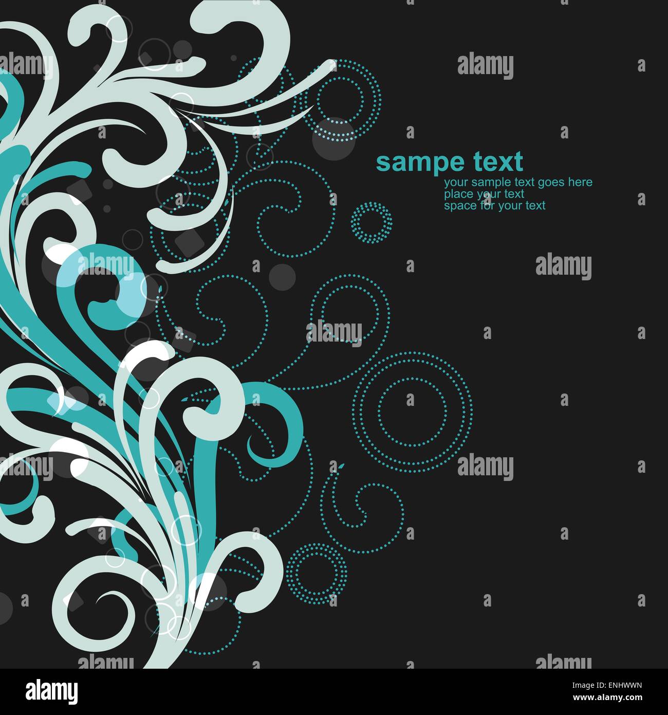 vector floral design background illustration Stock Vector Image & Art ...