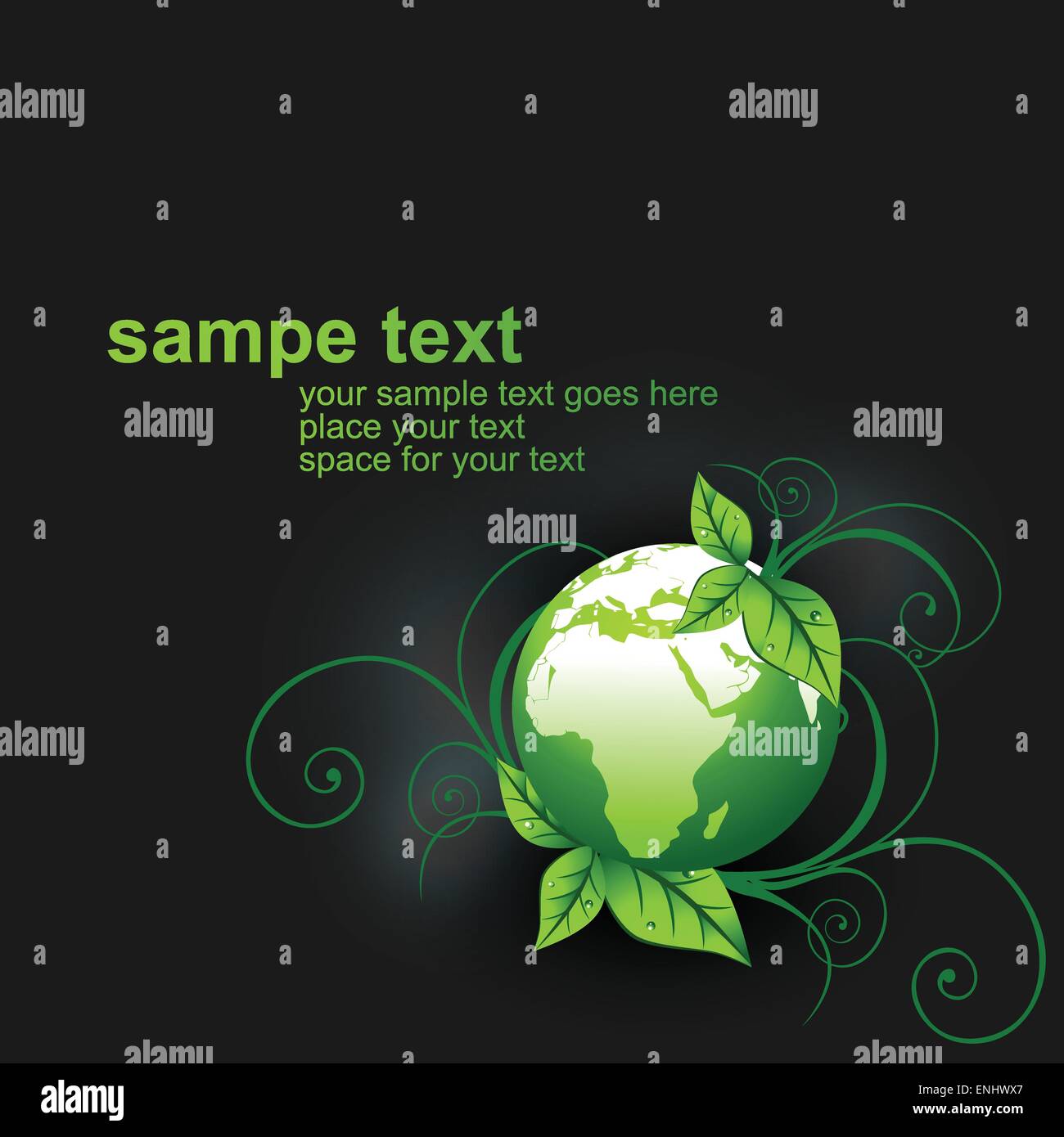 Flourish earth Stock Vector Images - Alamy