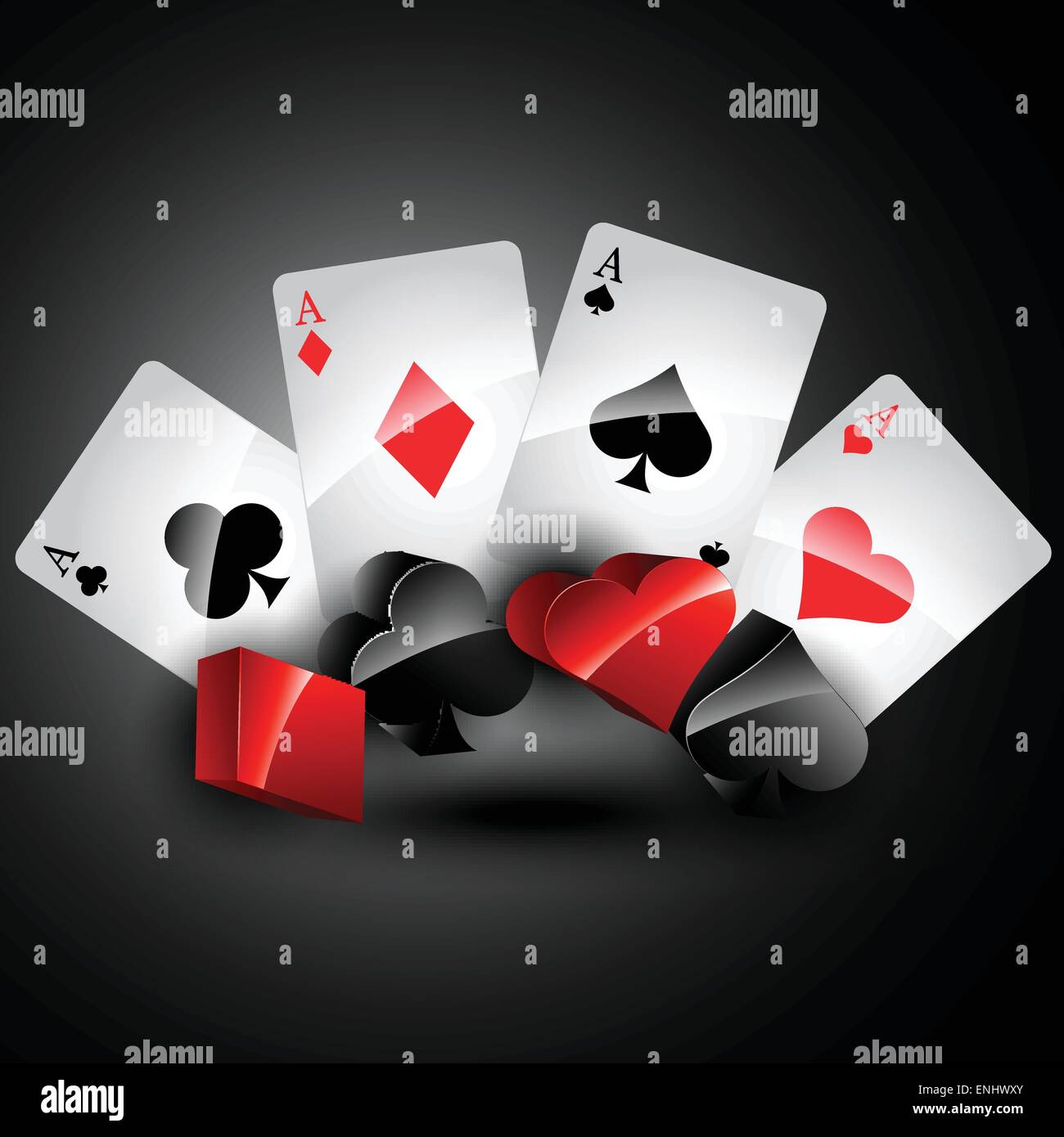 vector playing card stylish design Stock Vector Image & Art - Alamy