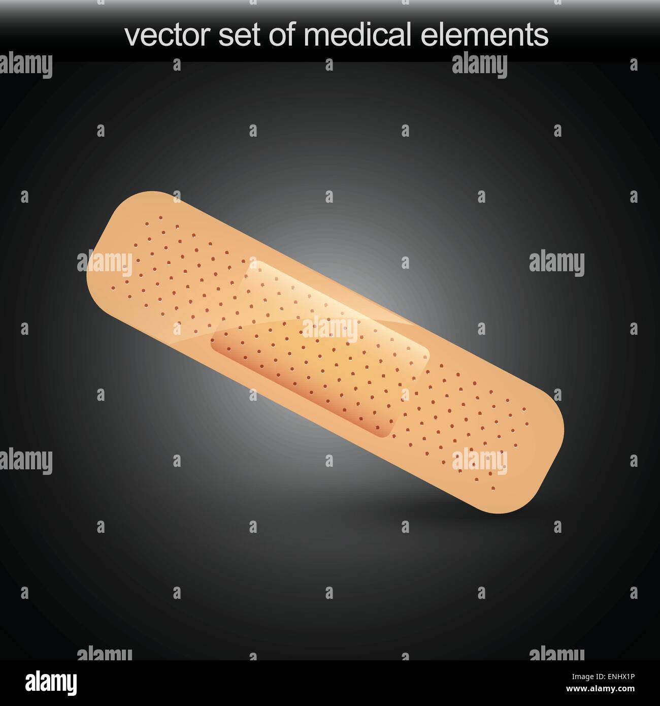 realistic vector bandage shiny illustration Stock Vector Image & Art ...