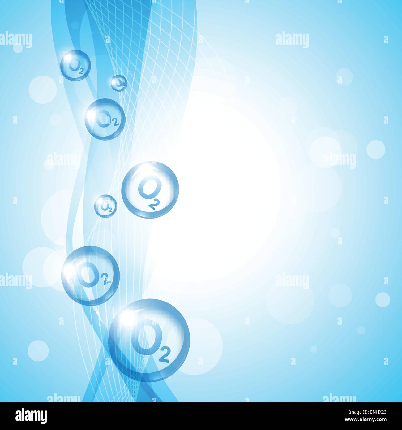 vector oxygen flowing air bubbles Stock Vector Image & Art - Alamy