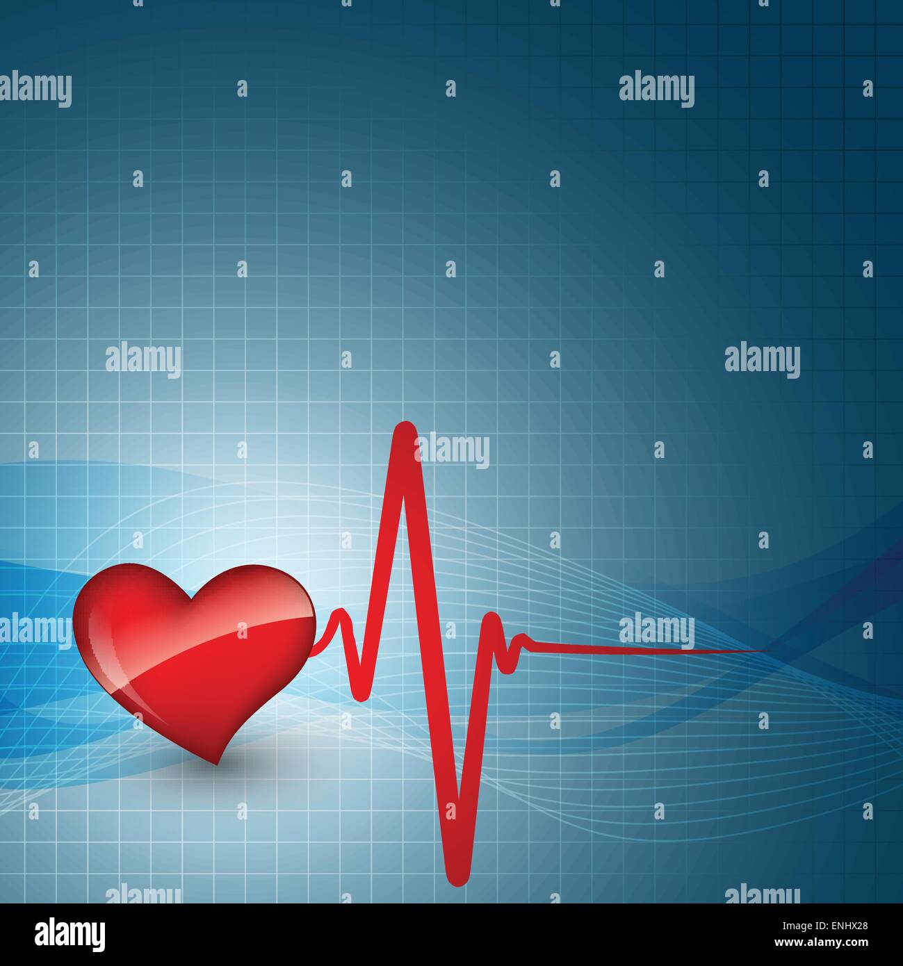 heart beats vector illustration Stock Vector Image & Art - Alamy
