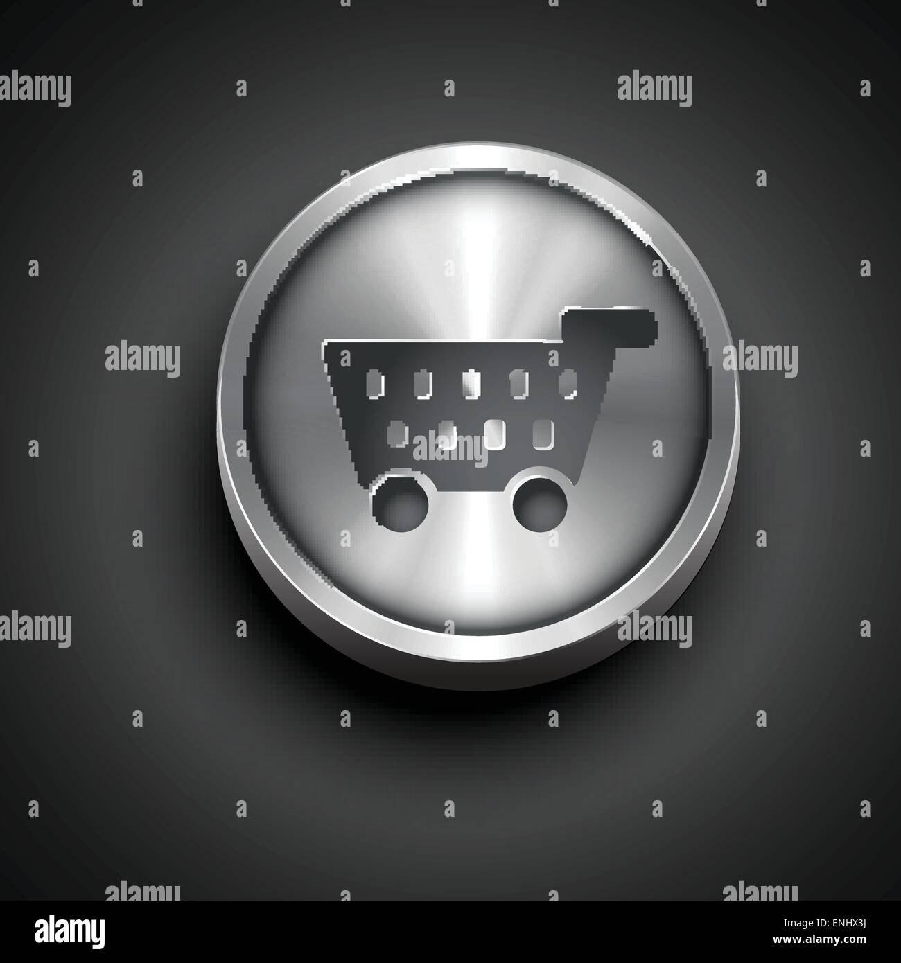 Cart icon design hi-res stock photography and images - Alamy