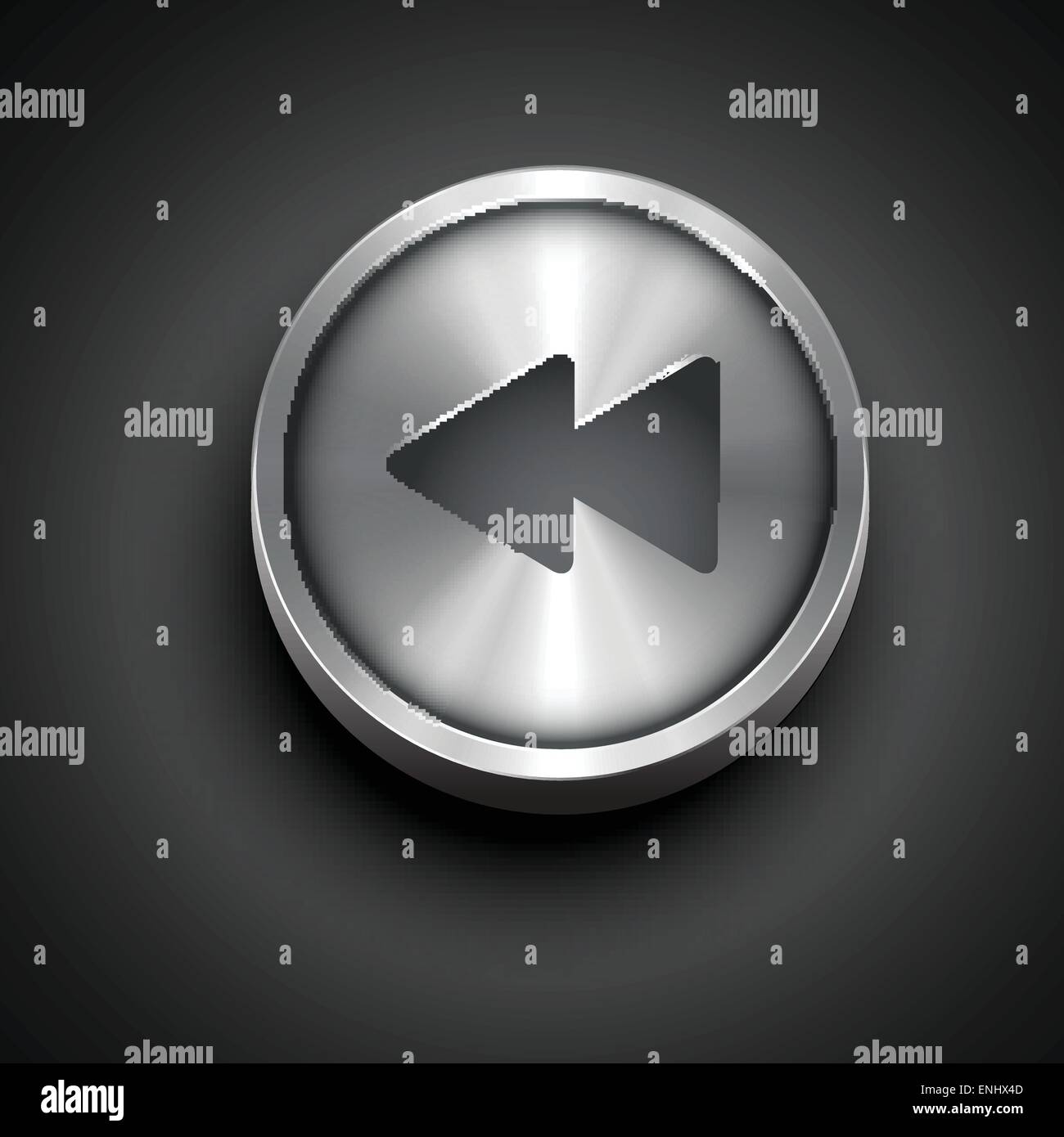 vector music backward metallic icon design Stock Vector Image & Art - Alamy