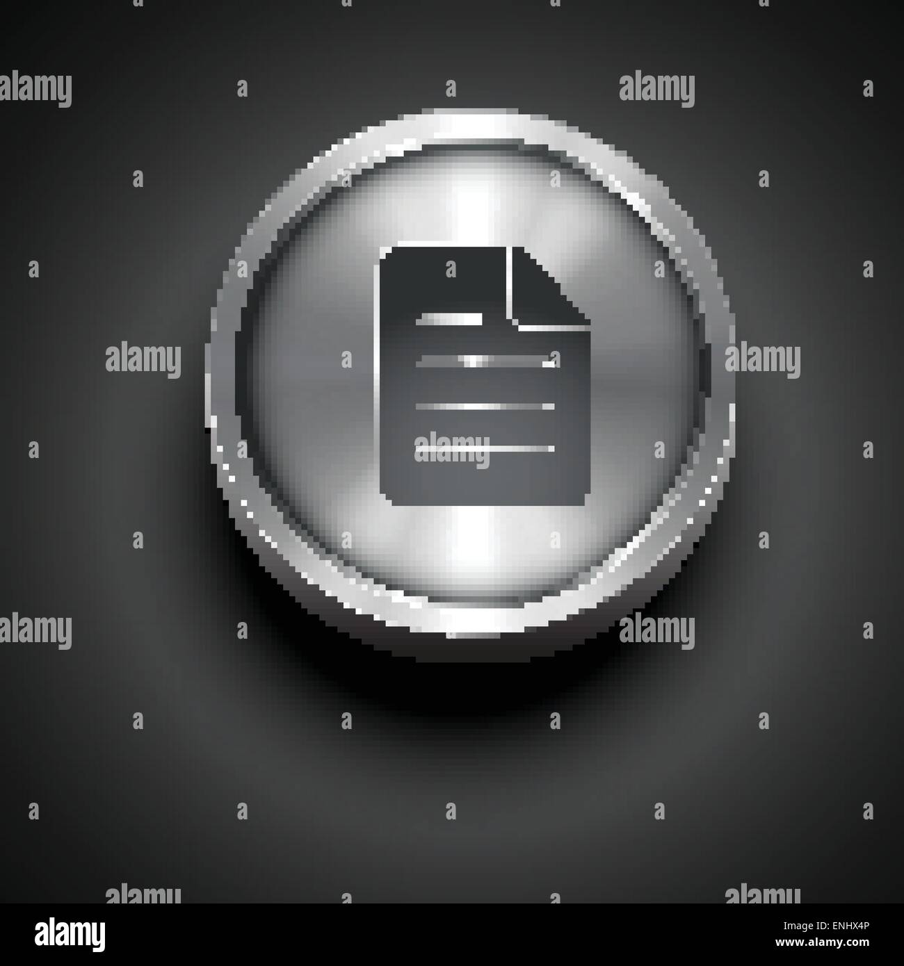 vector metallic paper note icon design Stock Vector Image & Art - Alamy