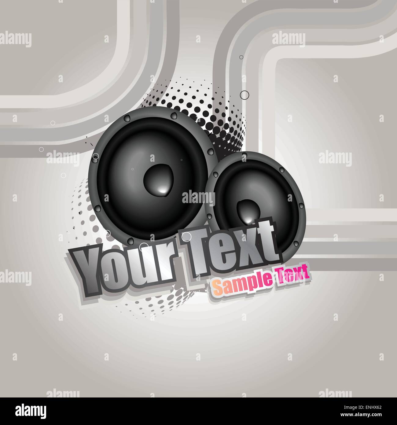 Vector speaker Stock Vector Images - Alamy