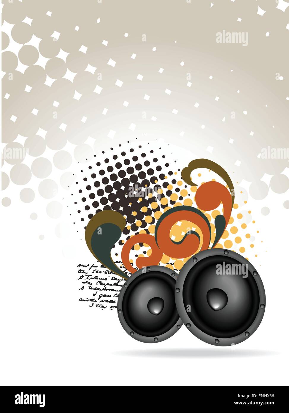 vector abstract speaker design Stock Vector Image & Art - Alamy