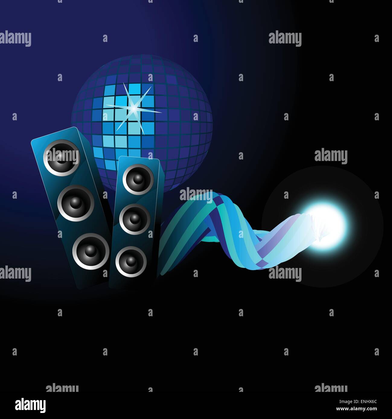 vector music speaker design art Stock Vector Image & Art - Alamy