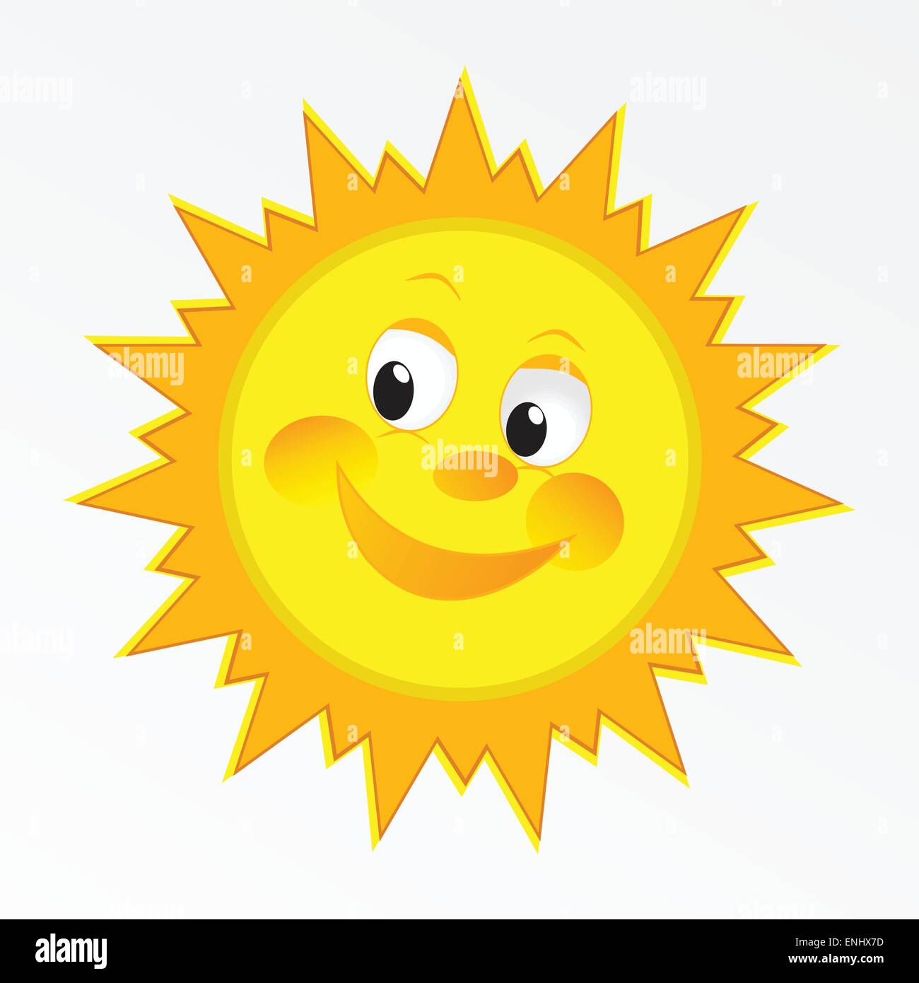 vector happy sun vector art design Stock Vector Image & Art - Alamy