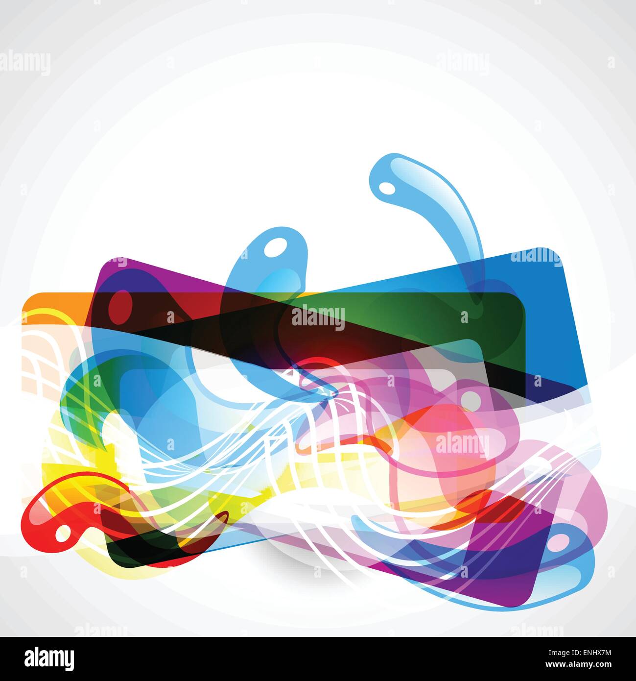 Funky liquid shape design Stock Vector Images - Alamy