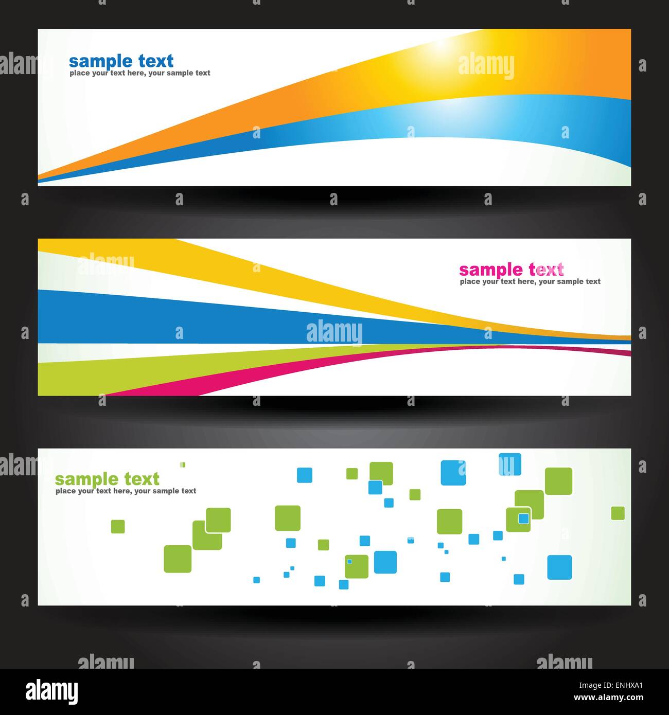 abstract header design Stock Vector Image & Art - Alamy