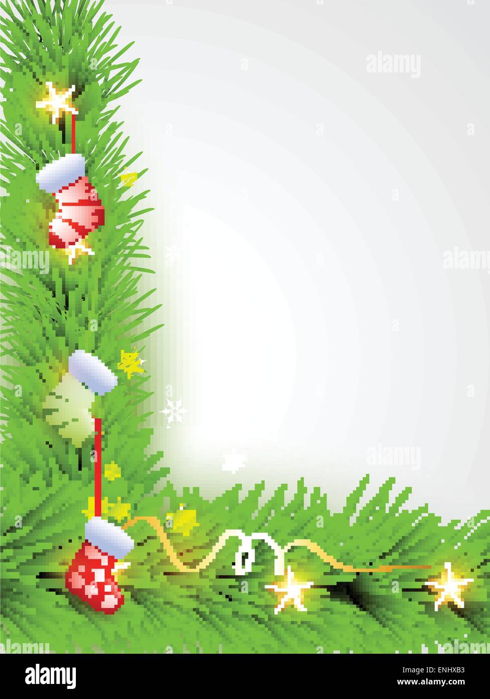 beautiful christmas background with space for your text Stock Vector ...