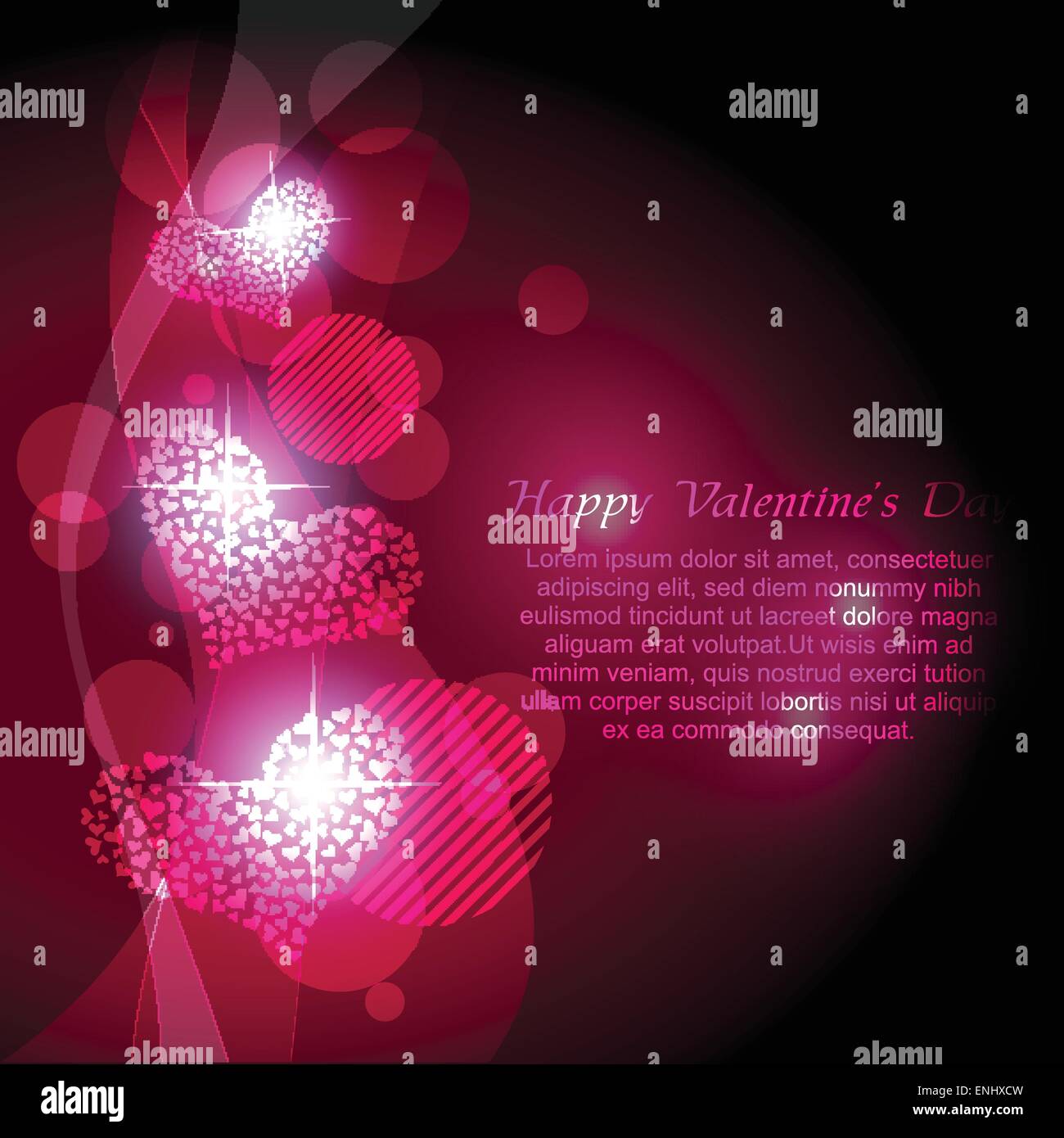 beautiful heart background Stock Vector Image & Art - Alamy
