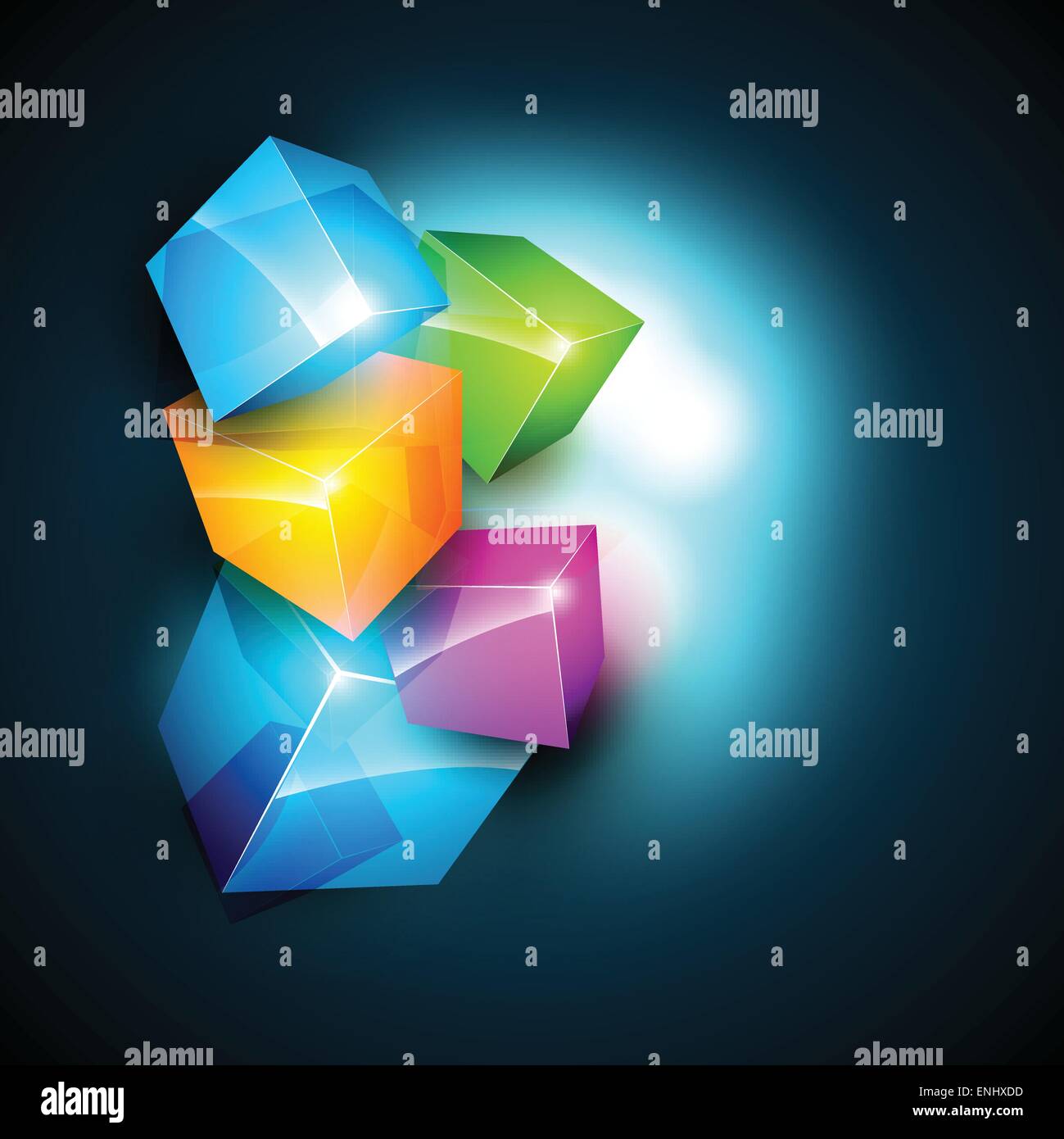 stylisg colorful box eps10 vector background Stock Vector Image & Art ...