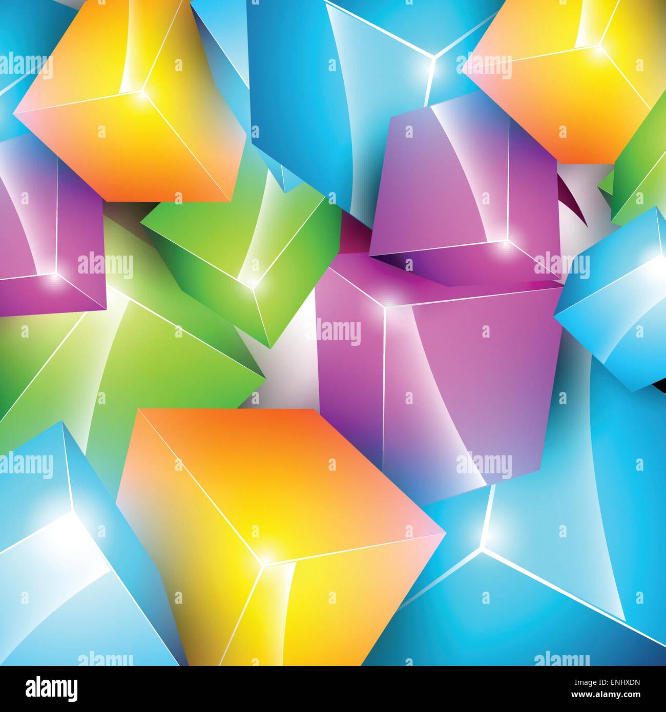 beautiful colorful boxes background. Eps10 vector Stock Vector Image ...