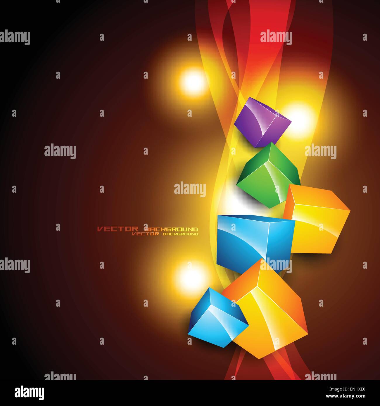 colorful eps10 boxes beautiful background Stock Vector Image & Art - Alamy