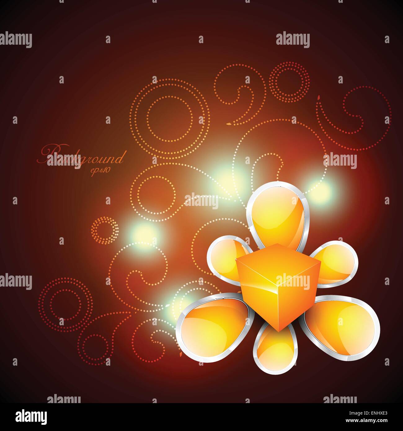 beautiful stylish shape vector illustration background Stock Vector ...