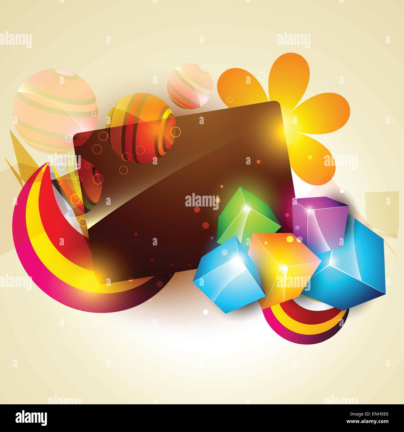 beautiful abstract background with space for your text Stock Vector ...