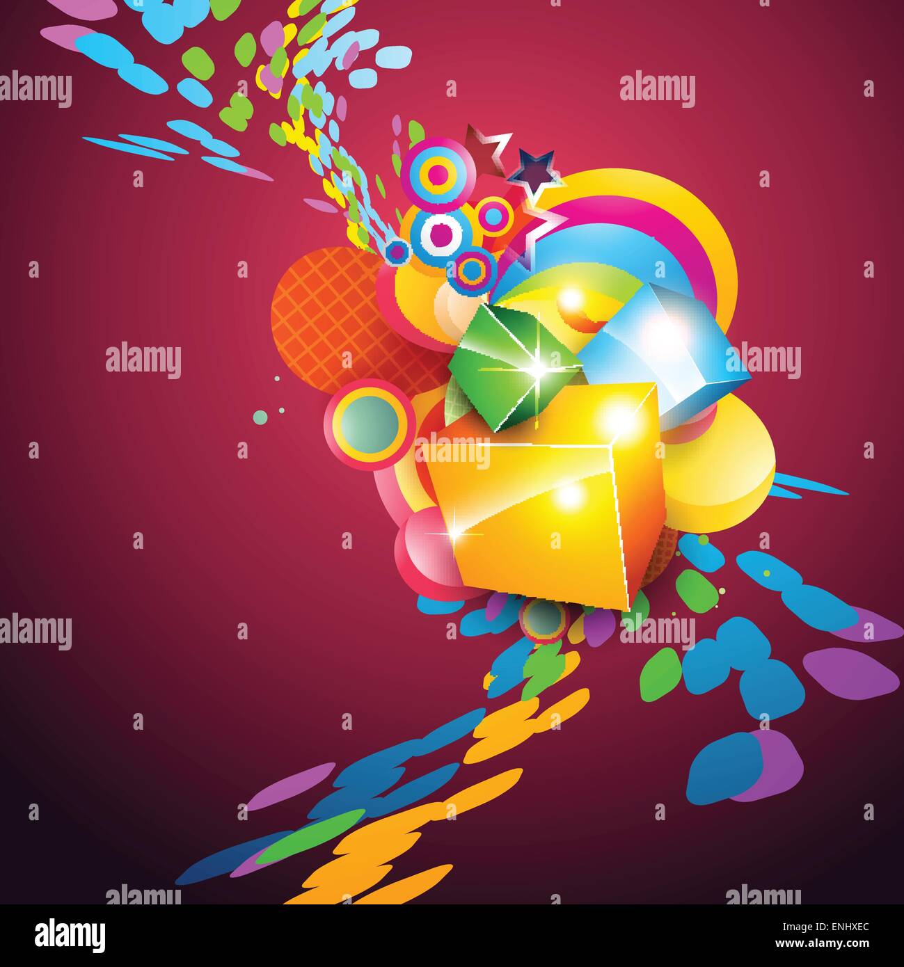 stylish eps10 shiny vector background Stock Vector Image & Art - Alamy