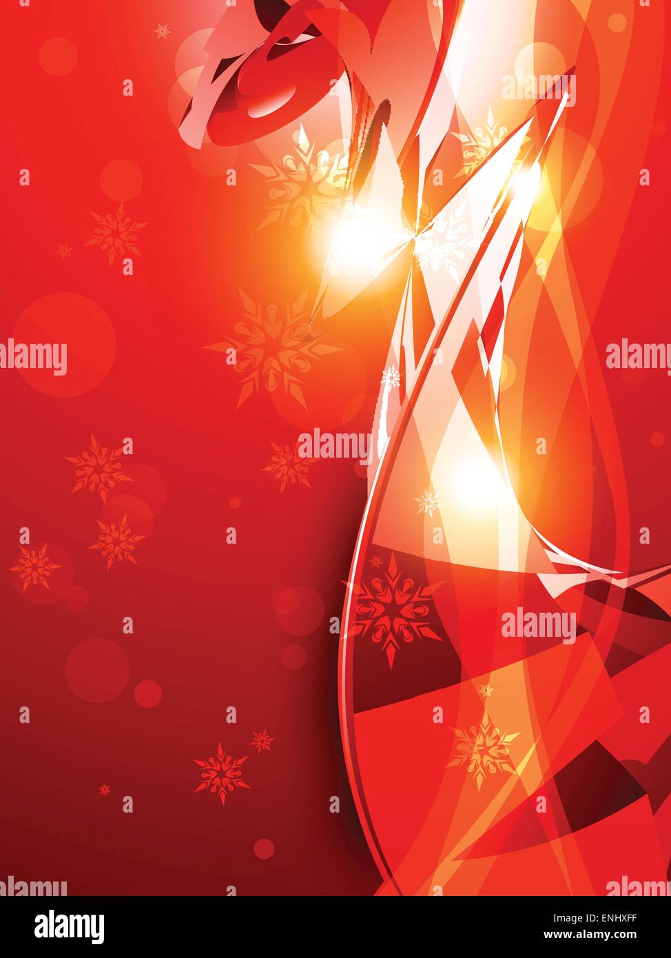 beautiful red shiny background illustration Stock Vector Image & Art ...