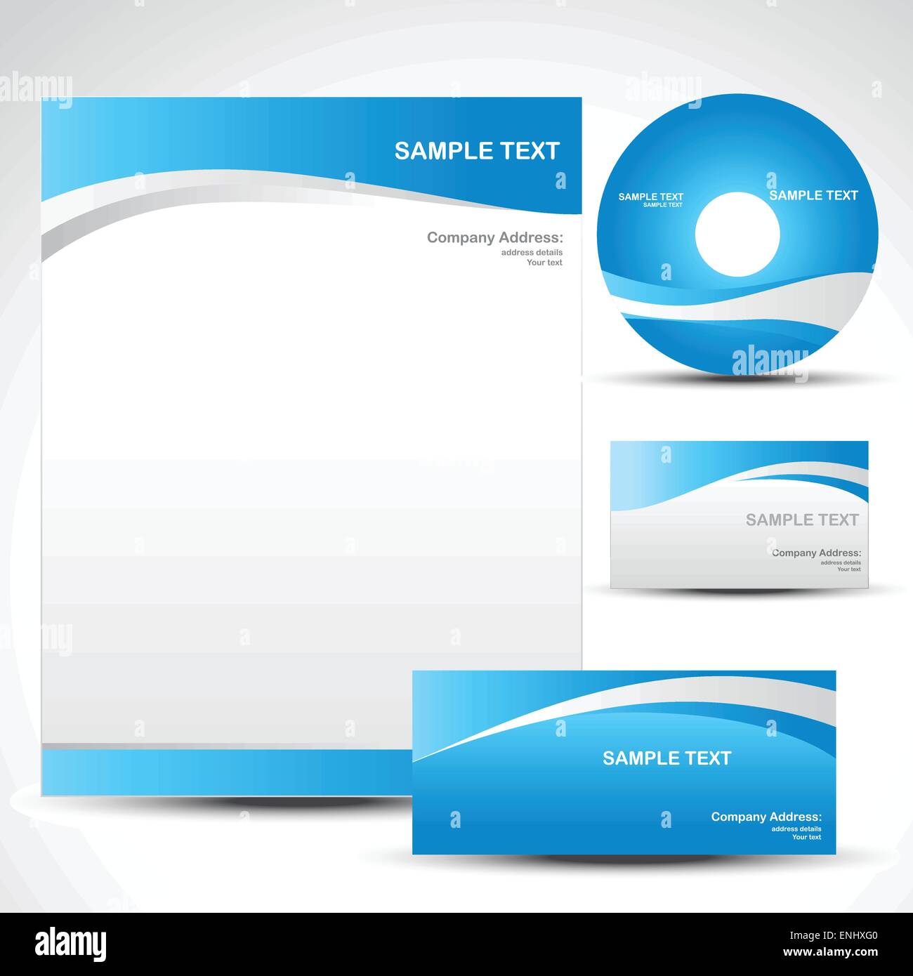 vector style template design set Stock Vector Image & Art - Alamy