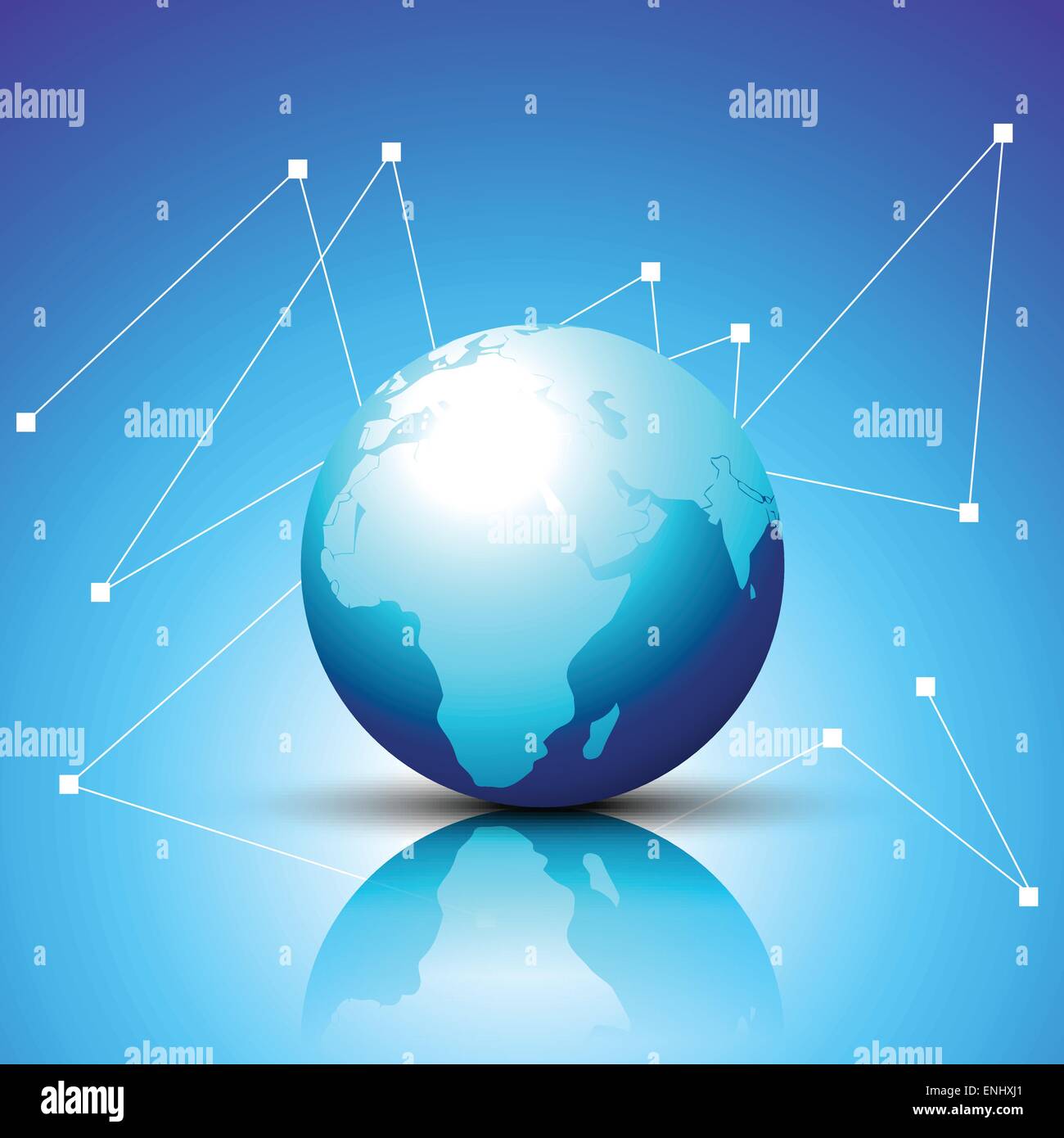 Night world map vector vectors hi-res stock photography and images - Alamy
